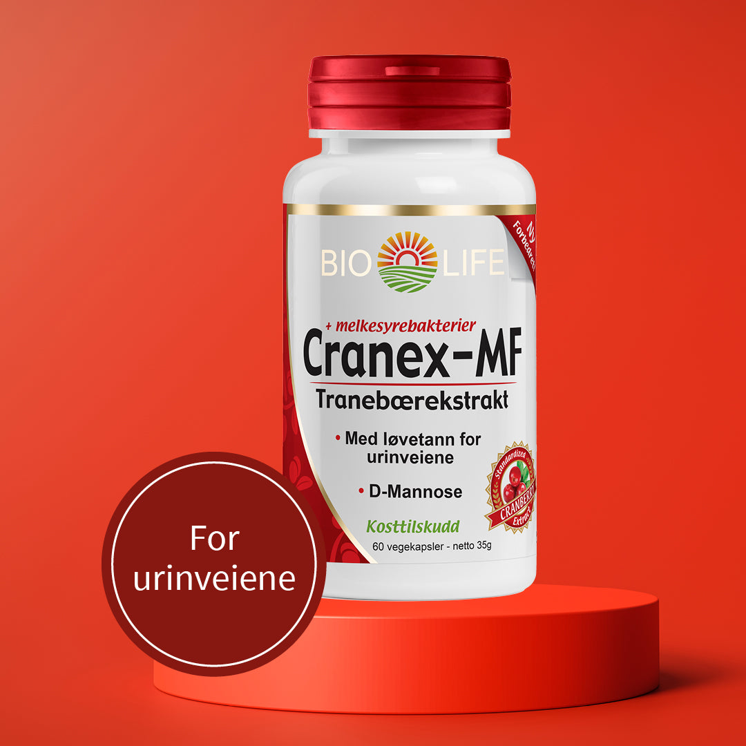 Bio Life - Cranex | 90 vegekapsler | Naturlig Urtetilskudd